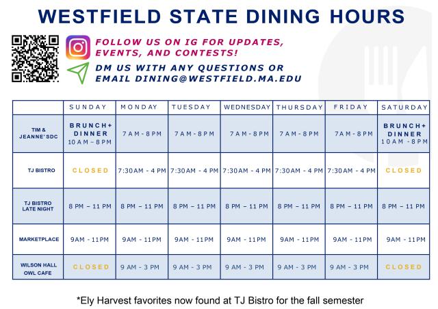 Dining Services | Westfield State University